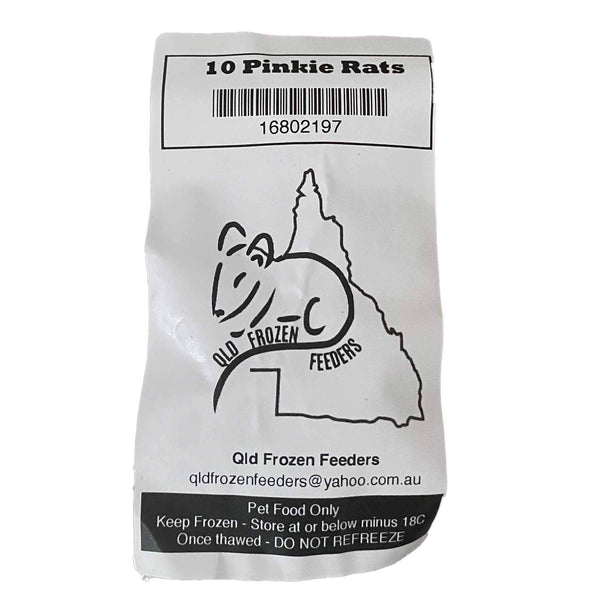 Frozen Feeder Rat - Pinkie - Pack of 10 - Frozen Food - In store Pick ...