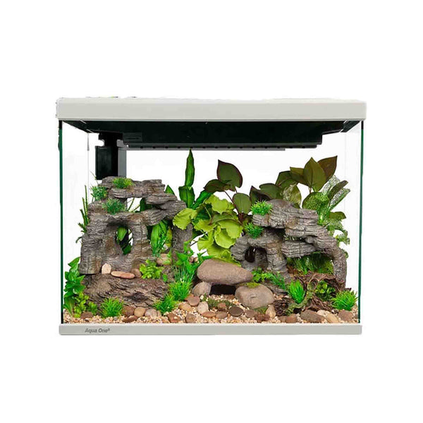Aqua One Lifestyle Classic 72 Aquarium - Satin Grey (Tank Only) 60 x 3 ...