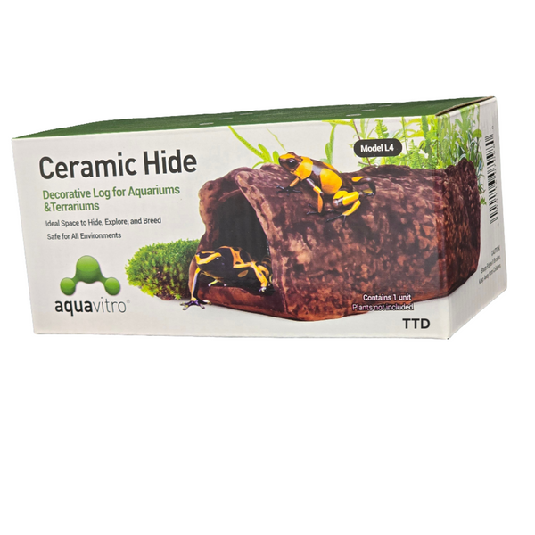 Aquavitro Ceramic Hide Model L4 (Decorative branch and logs for Aquari ...