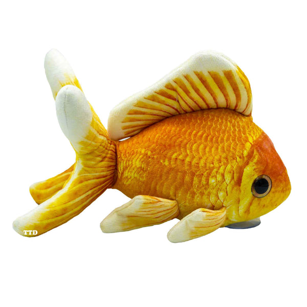 GreenPleco 'Goldfish' 24cm Plushie with Suction Cup - The Tech Den