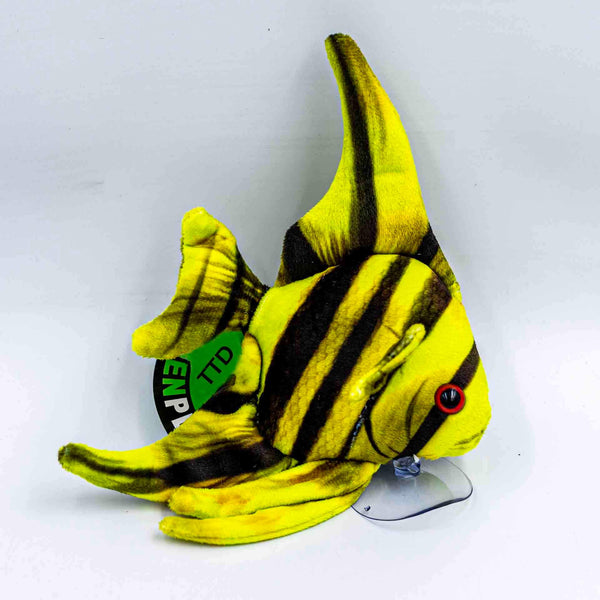 GreenPleco 'Rare Angelfish' 13 x 22cm Plushie with Suction Cup - The ...
