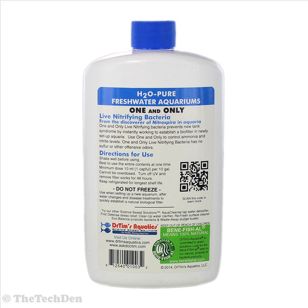 One and Only H2O-PURE 120ml Treats 227 litre Aquarium - The Tech Den