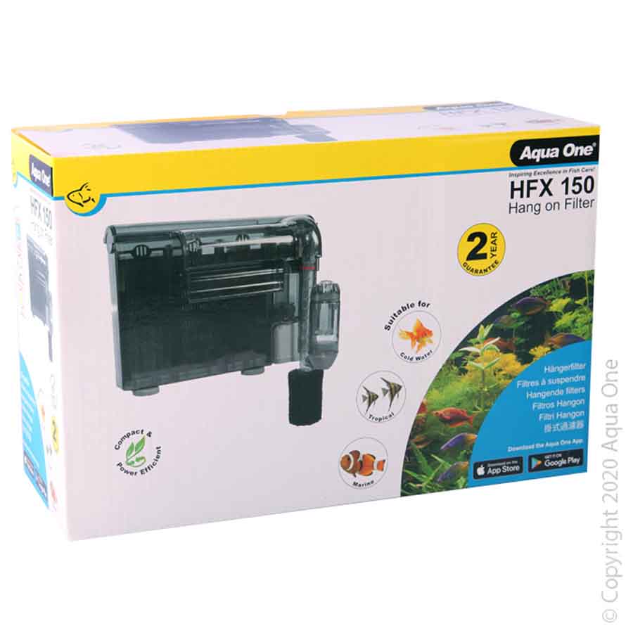Aqua One HFX 150 Hang On Filter - 500lph** - The Tech Den
